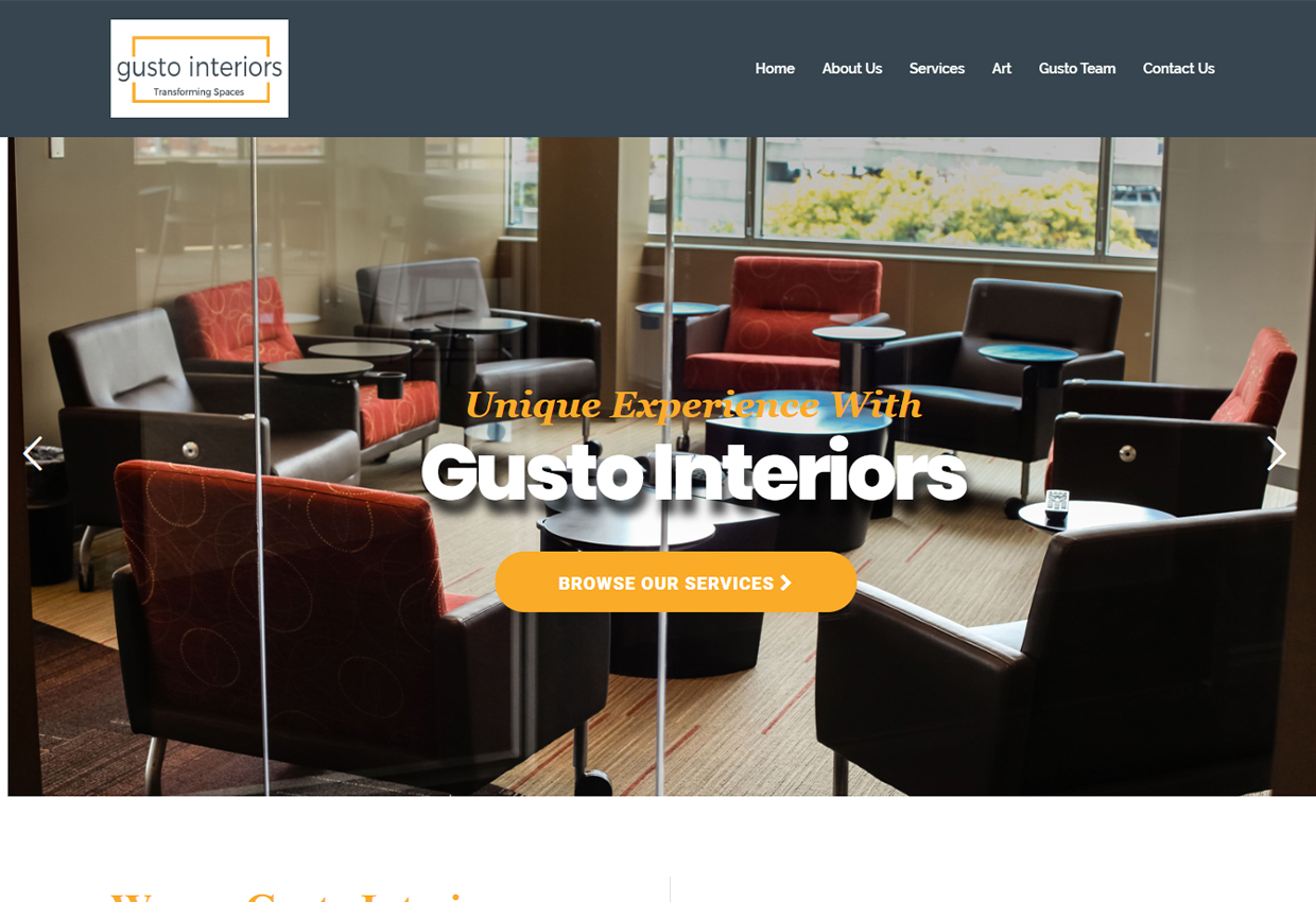 Gusto Interiors - Web Mechanics